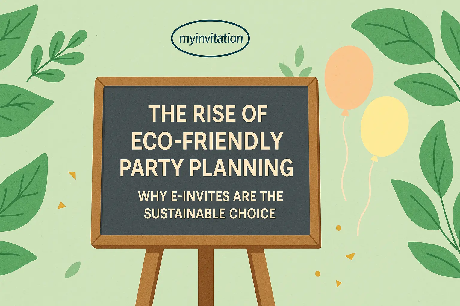 The Rise of Eco-Friendly Party Planning with E-Invites - My Invitations